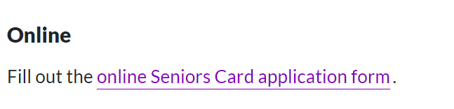 Applying for a Qld Seniors Card