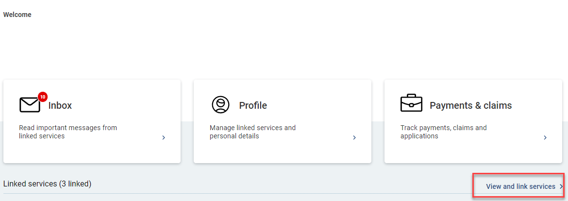 Linking Centrelink to myGov