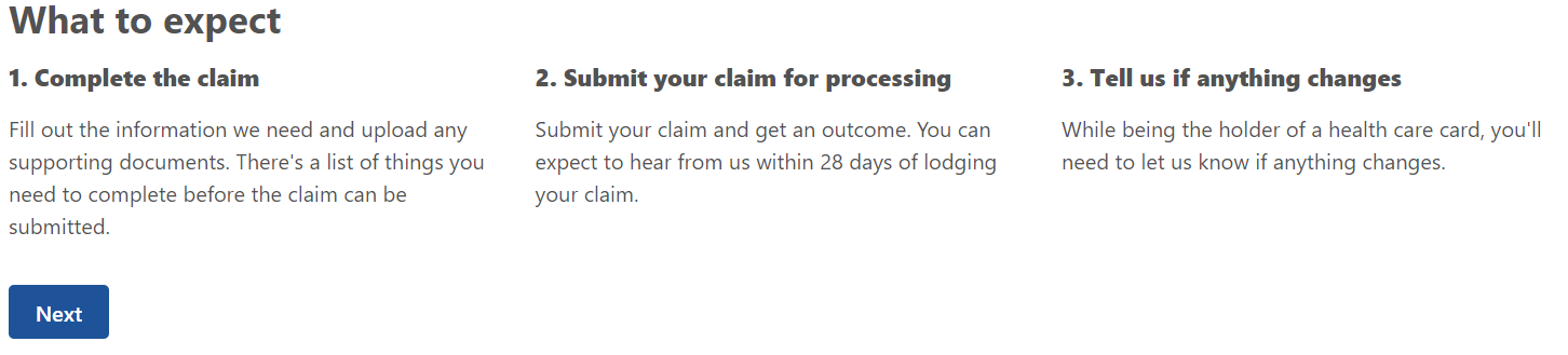 Applying for a Low Income Health Care Card (LIHCC)